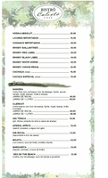 Bistrô Calixto - Santos - MENU