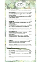 Bistrô Calixto - Santos - MENU